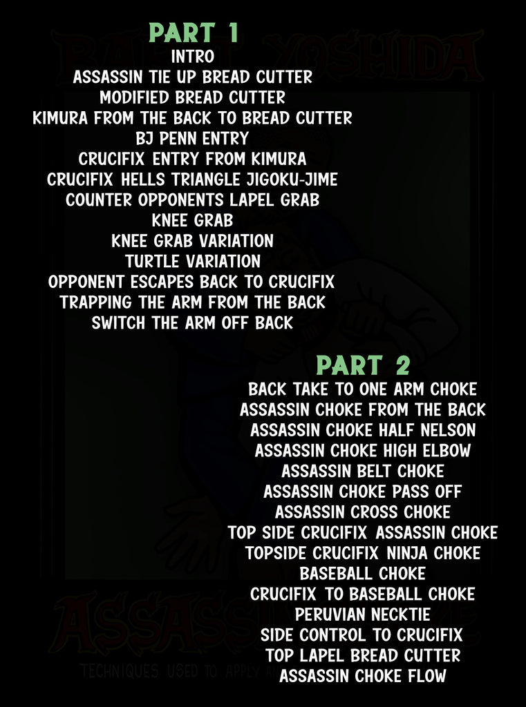 Assassin Choke by Baret Yoshida – BJJ Fanatics