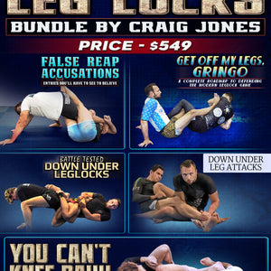 Down Under Leg Locks Bundle by Craig Jones – BJJ Fanatics
