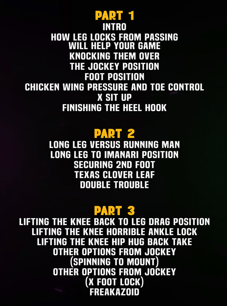 The Leg Drag Heel Hook System by Kent Peters – BJJ Fanatics