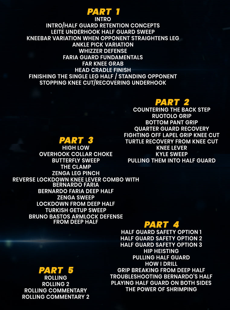 Hippo Half Guard by Michael Zenga – BJJ Fanatics