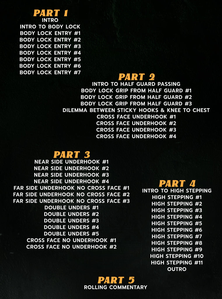 Interplay Between High Step and Body Lock Passing by Nicky Ryan – BJJ Fanatics