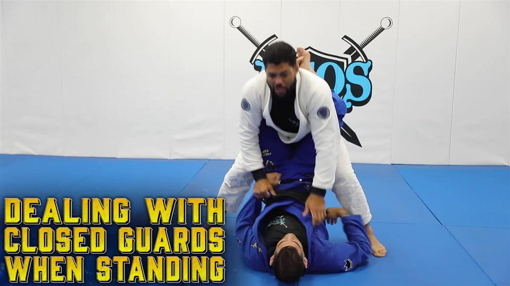 Dealing With Closed Guard When Standing by Andre Galvao – BJJ Fanatics