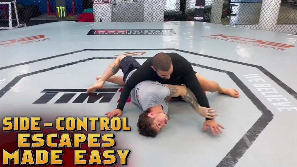 Side Control Escapes Made Easy by Firas Zahabi – BJJ Fanatics