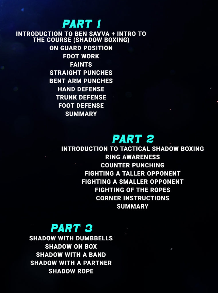 The Shadow Boxing Masterclass by Ben Savva – BJJ Fanatics