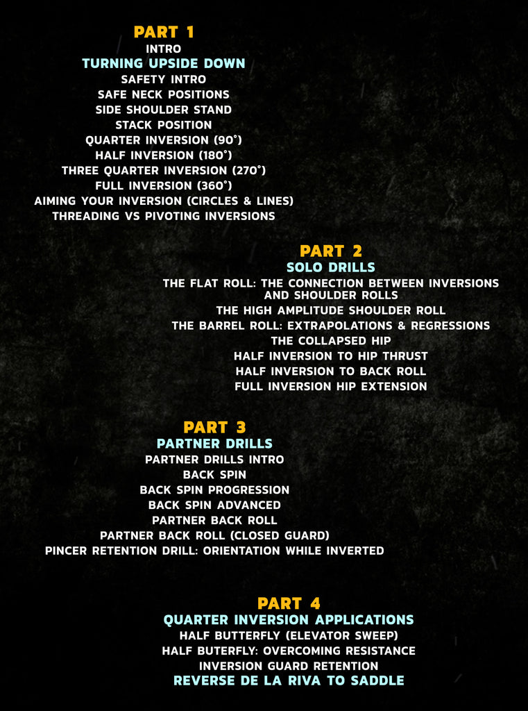 Inversions 101 And The Art Of Inversion by Charles Harriott – BJJ Fanatics