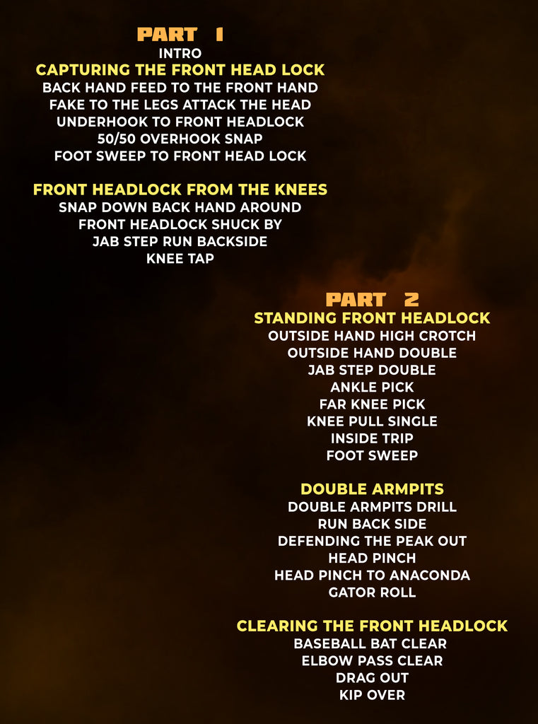 The Front Headlock System by Kyle Cerminara – BJJ Fanatics