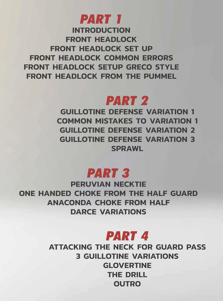 Greek Style Front Headlock by Pete Letsos – BJJ Fanatics