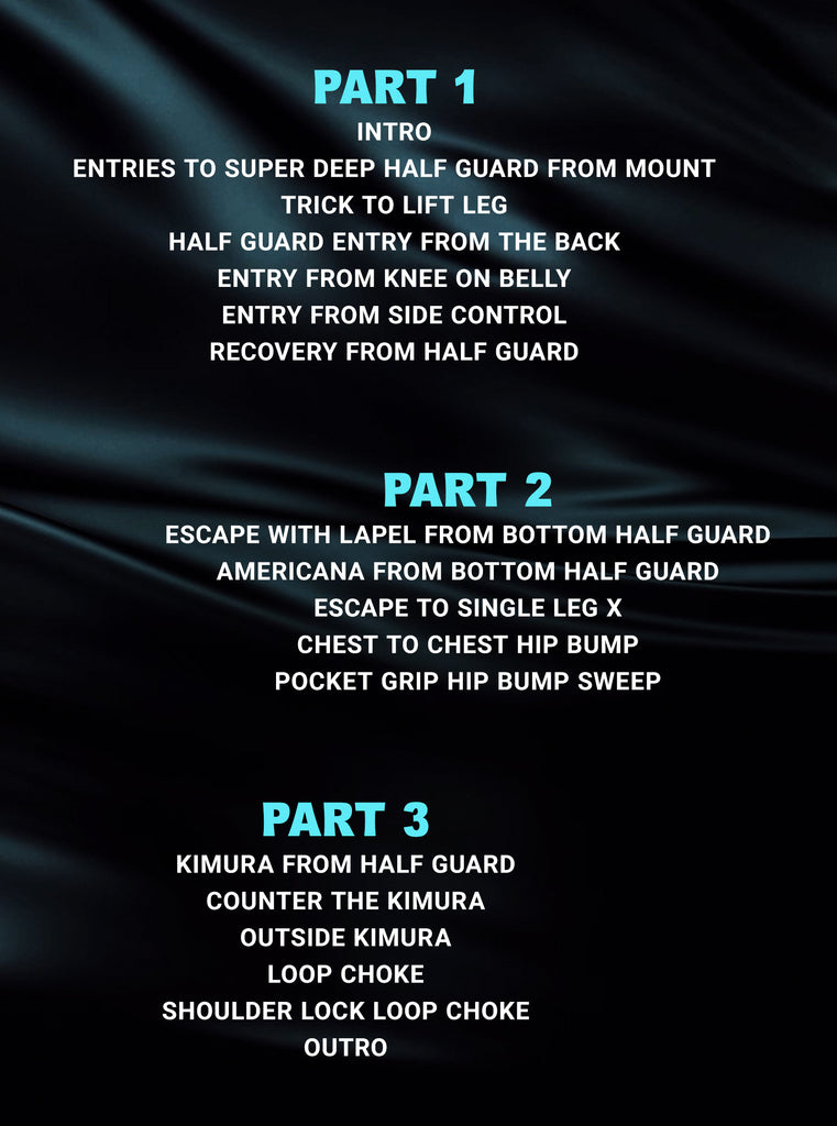 The Comprido Half Guard by Rodrigo "Comprido" Medeiros – BJJ Fanatics