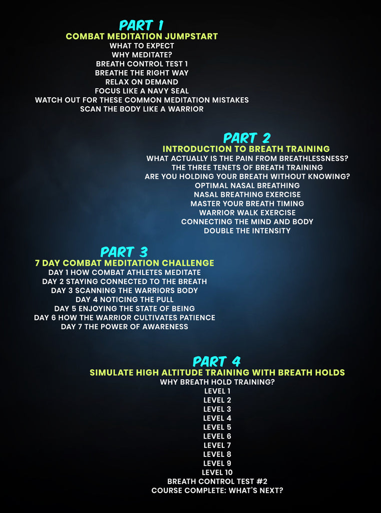 Combat Breath Control and Meditation by Ross Lewin – BJJ Fanatics