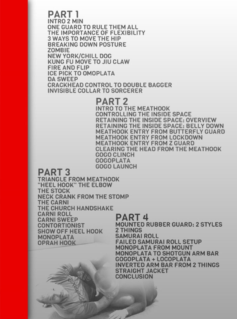 Rubber Guard: The Meathook by Brandon McCaghren – BJJ Fanatics