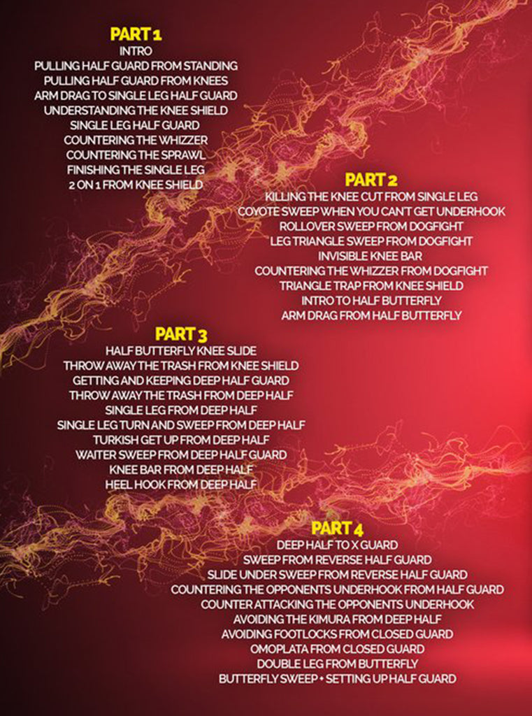 The No Gi Half Guard by Bernardo Faria – BJJ Fanatics